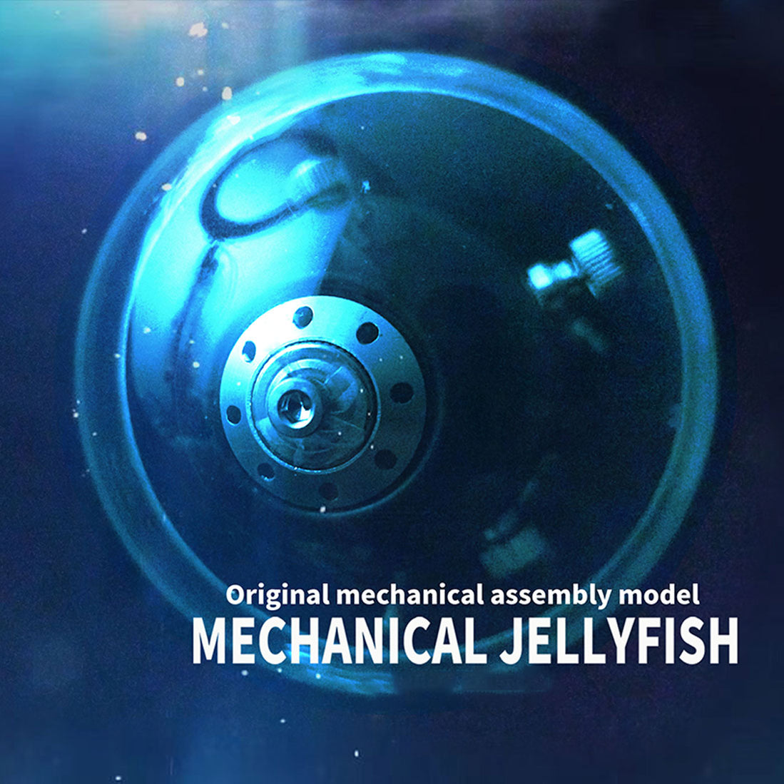 3D DIY Mechanical Jellyfish Steampunk Bionic Model with LED Lights Cre ...