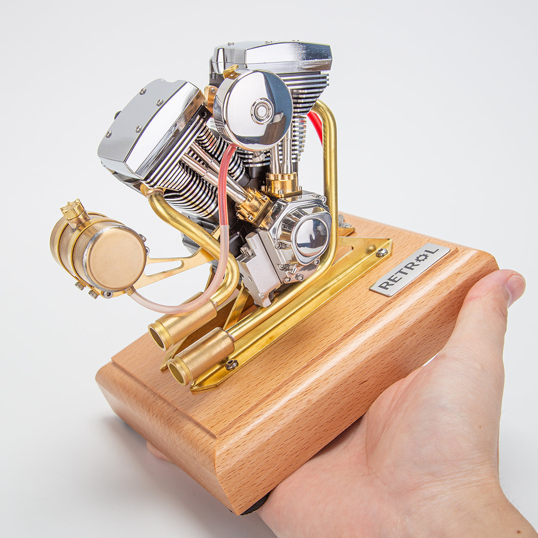 RETROL R33 Evolution 4.2CC Mini V2 Engine OHV V-Twin Motorcycle Engine ...