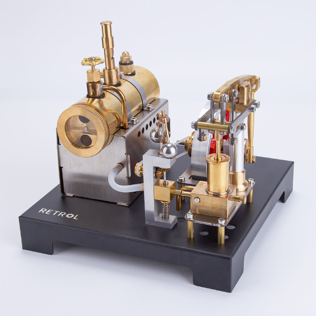 RETROL Full Metal Beam Engine Steam Engine Model Kit with Horizontal B– EngineDIY
