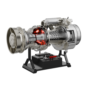 TECHING Full Metal Working Turboshaft Engine Model Kit - Build Your Own ...
