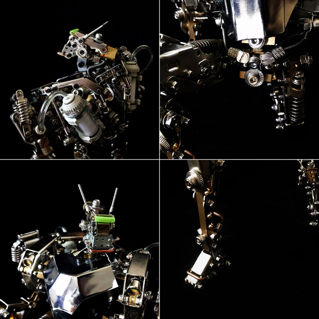 Humanoid-1 3D Metal Future Mech War Machine Model with Articulated Joi ...