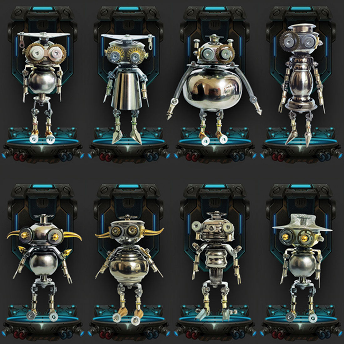 Interstellar Cultural Exchange 3D DIY Metal Assembly Model Combo Set 1 ...