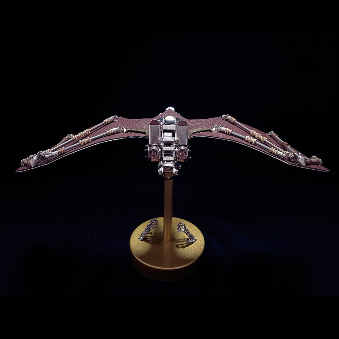 3D Bat Mechanical Steampunk Metal Assembly Animal Model Creepy Hallowe ...