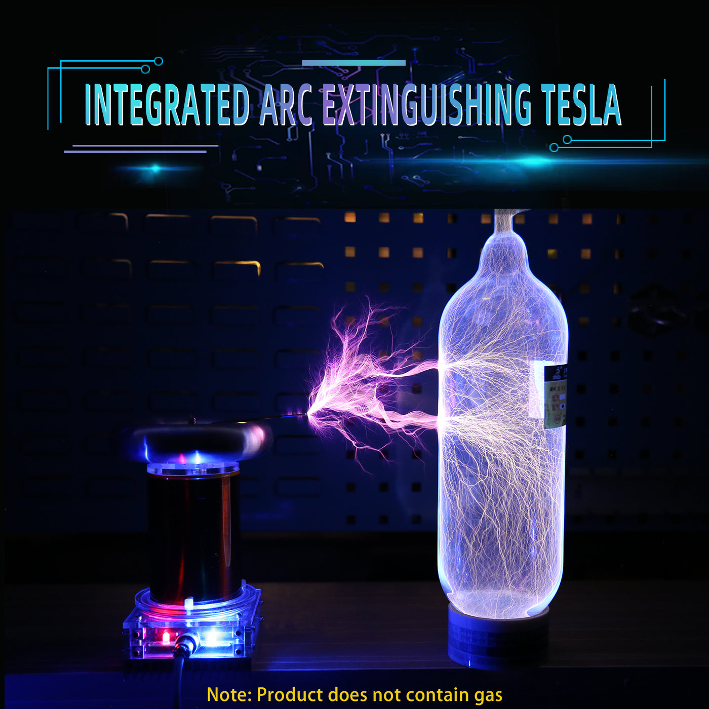 STARK SSTC Music Tesla Coil Integrated Arc Extinguishine Tesla Teachin ...