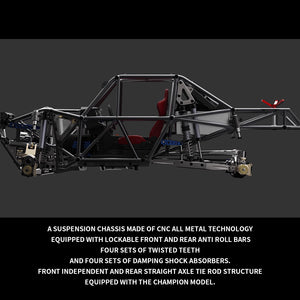 Capo U4 CD1582X Queen 1/8 Scale RC Off-Road Crawler Vehicle Model Kit ...