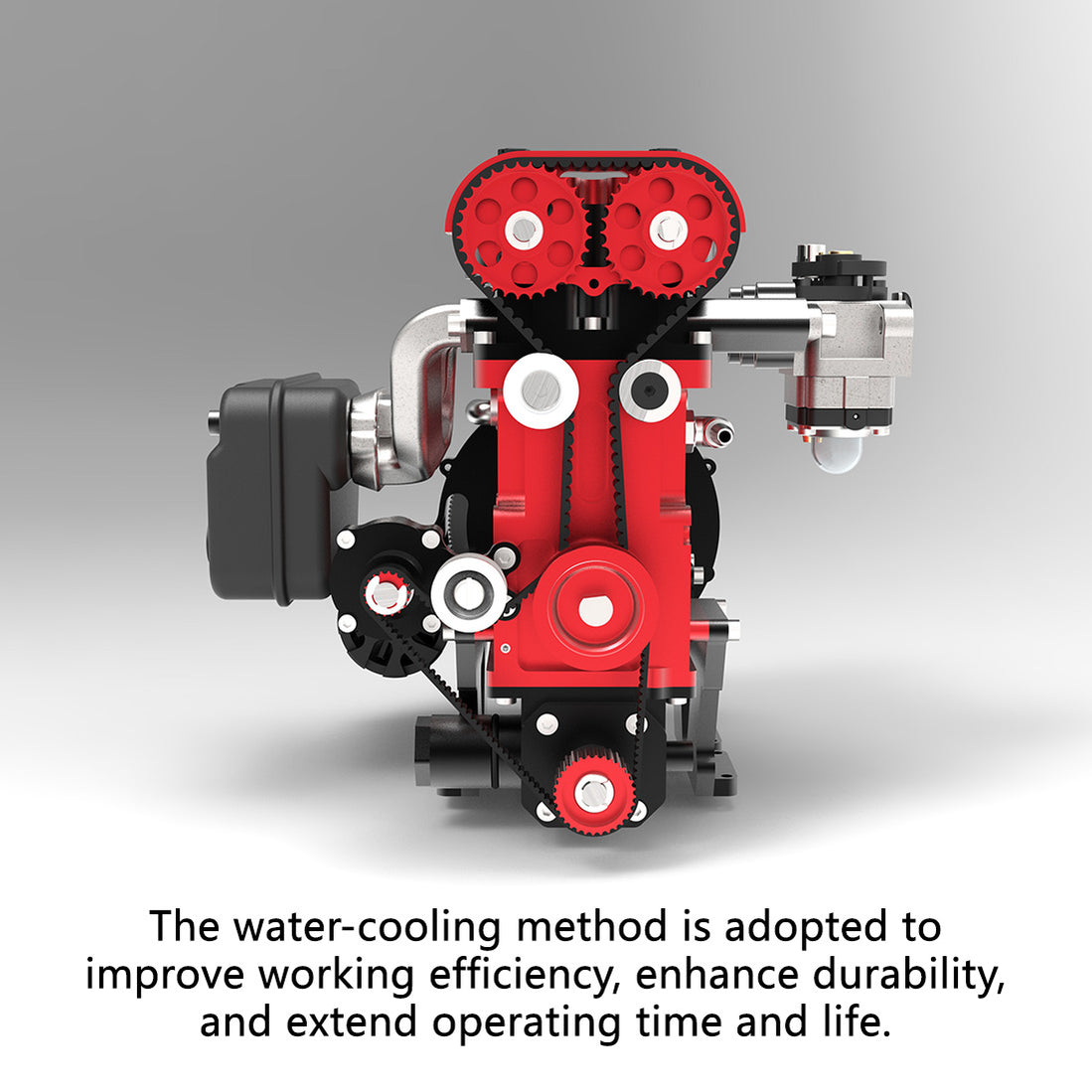 ENJOMOR L4 Engine GS-L4 36cc DOHC Inline 4 Cylinder 4 Stroke Water-Coo ...