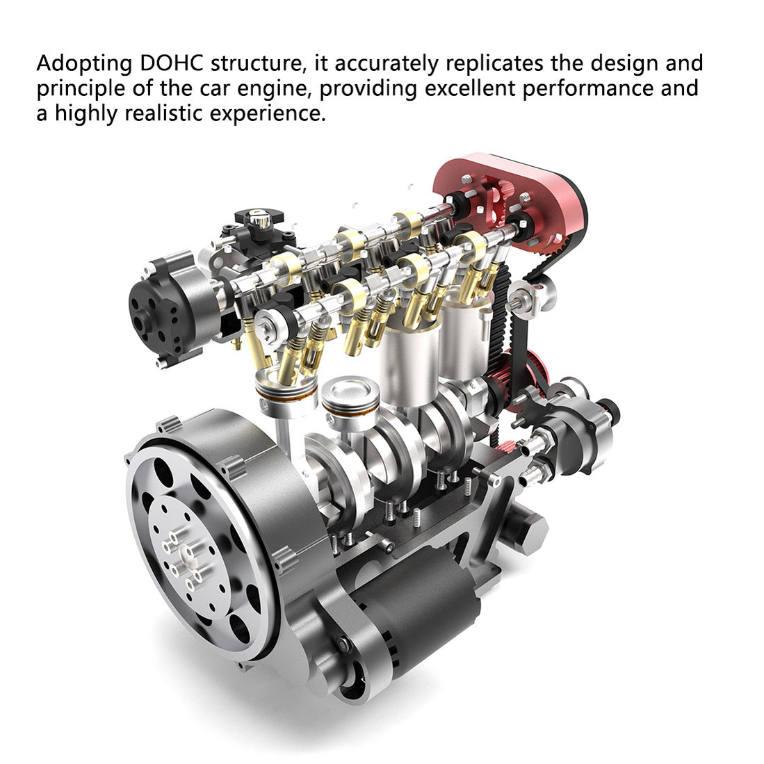 ENJOMOR L4 Engine GS-L4 36cc DOHC Inline 4 Cylinder 4 Stroke Water-Coo ...