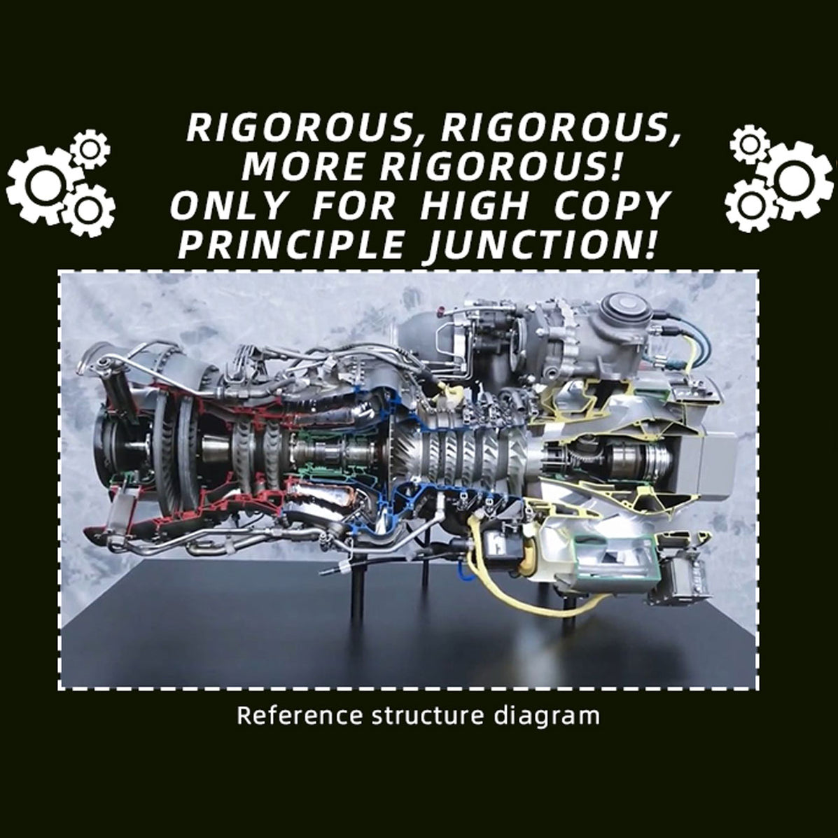 TECHING Full Metal Working Turboshaft Engine Model Kit - Build Your Own ...