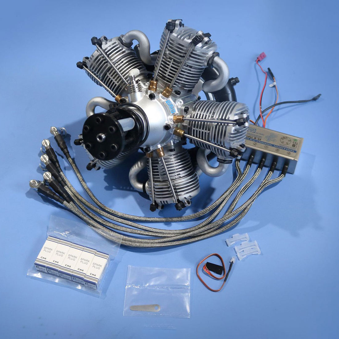 NGH GF150R5 150cc Radial Engine Air-cooled Gasoline Engine -EngineDIY