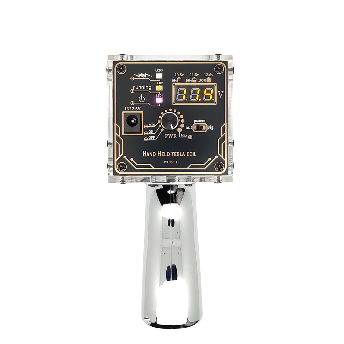 Handheld Tesla Coil with 10cm Long Arc Lightning Science Experiment ...