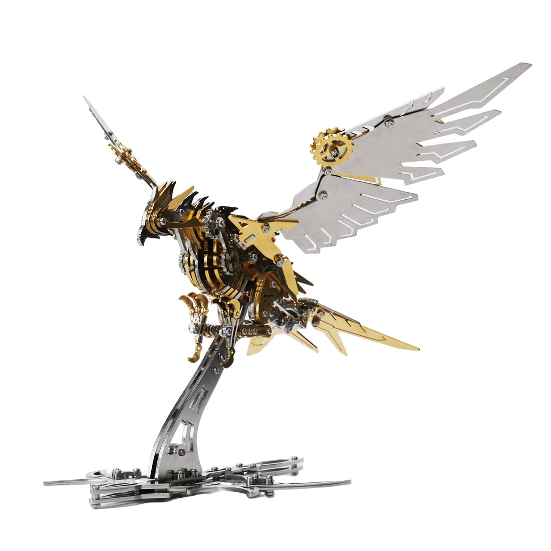 Falcon Predator 3D Metal Mechanical Bionic Assembly Model Kit - EngineDIY