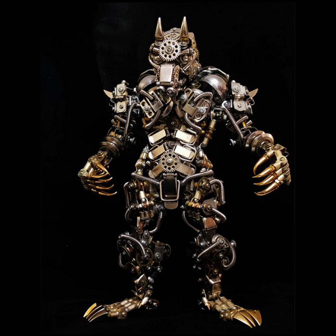 3D DIY Metal Assembly Werewolf Model Hyperrealistic Toy Set - EngineDIY