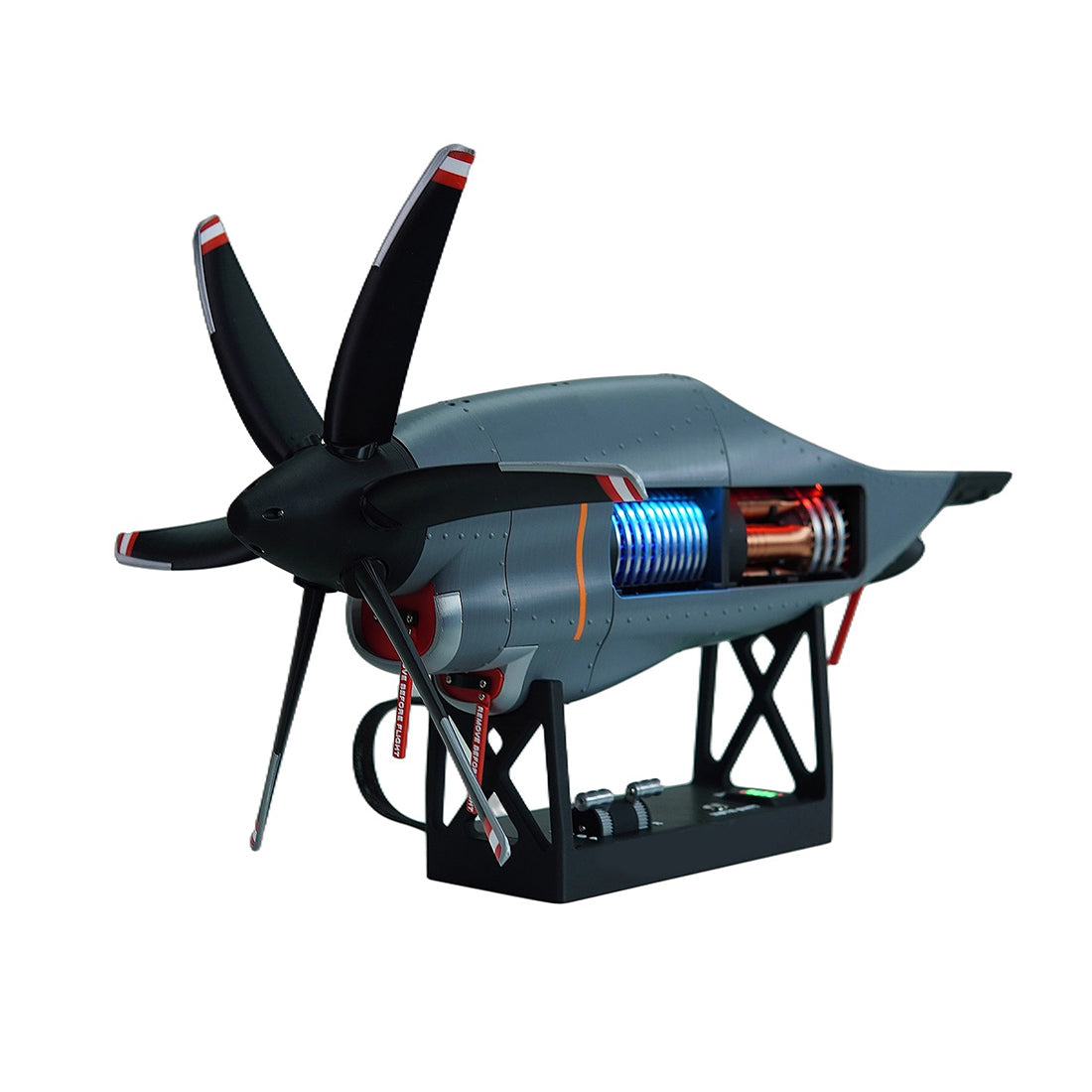 1/6 Scale C130 FMD 3D-Printed Variable-Pitch Turboprop Engine Model, S ...