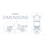 Capo U4 CD1582X Queen 1/8 Scale RC Off-Road Crawler Vehicle Model Kit ...