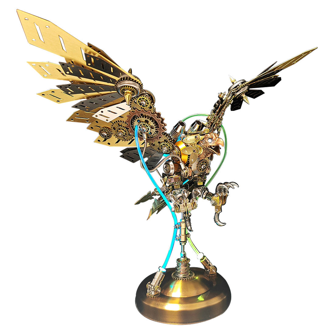 3D DIY Steampunk Metal Mechanical Eagle Model Kit, Creative Trendy Dis ...