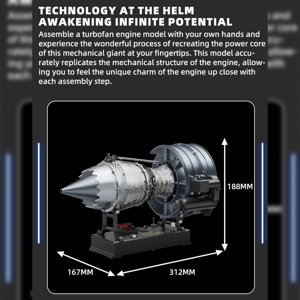 Turbofan Engine Model Kit that Works - Build Your Own Turbofan Engine ...