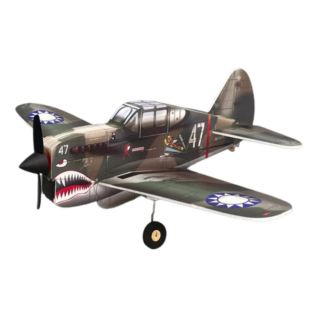 MinimumRC P-40 Warplane, 2.4G RC, 4CH, Fixed-Wing Airplane Model, Art ...