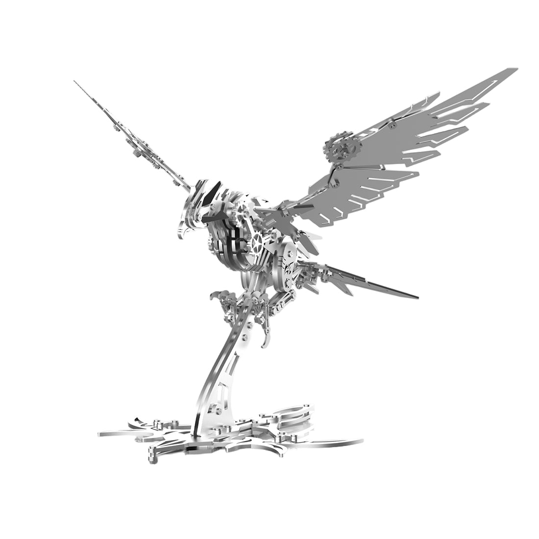 Falcon Predator 3D Metal Mechanical Bionic Assembly Model Kit - EngineDIY