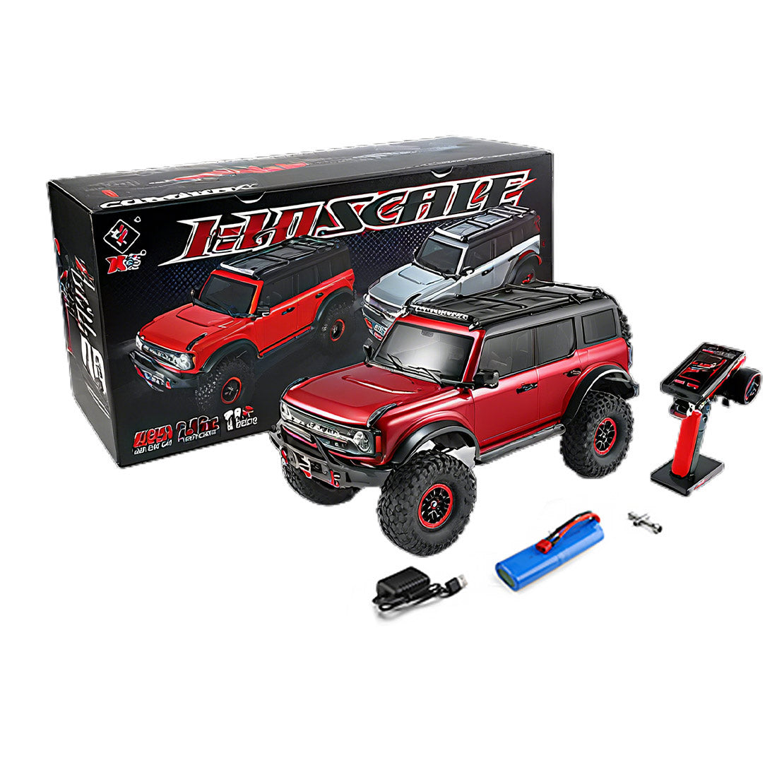 1/10 Scale 2.4G 4WD RC Off-Road Car RTR Version - EngineDIY