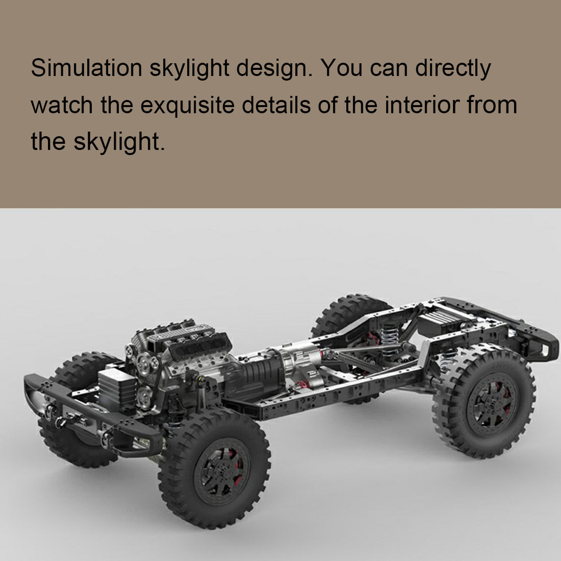 TWOLF TW-715 V8 Engine Powered 1:10 Scale RC Off-road 4WD 4-Door Picku ...