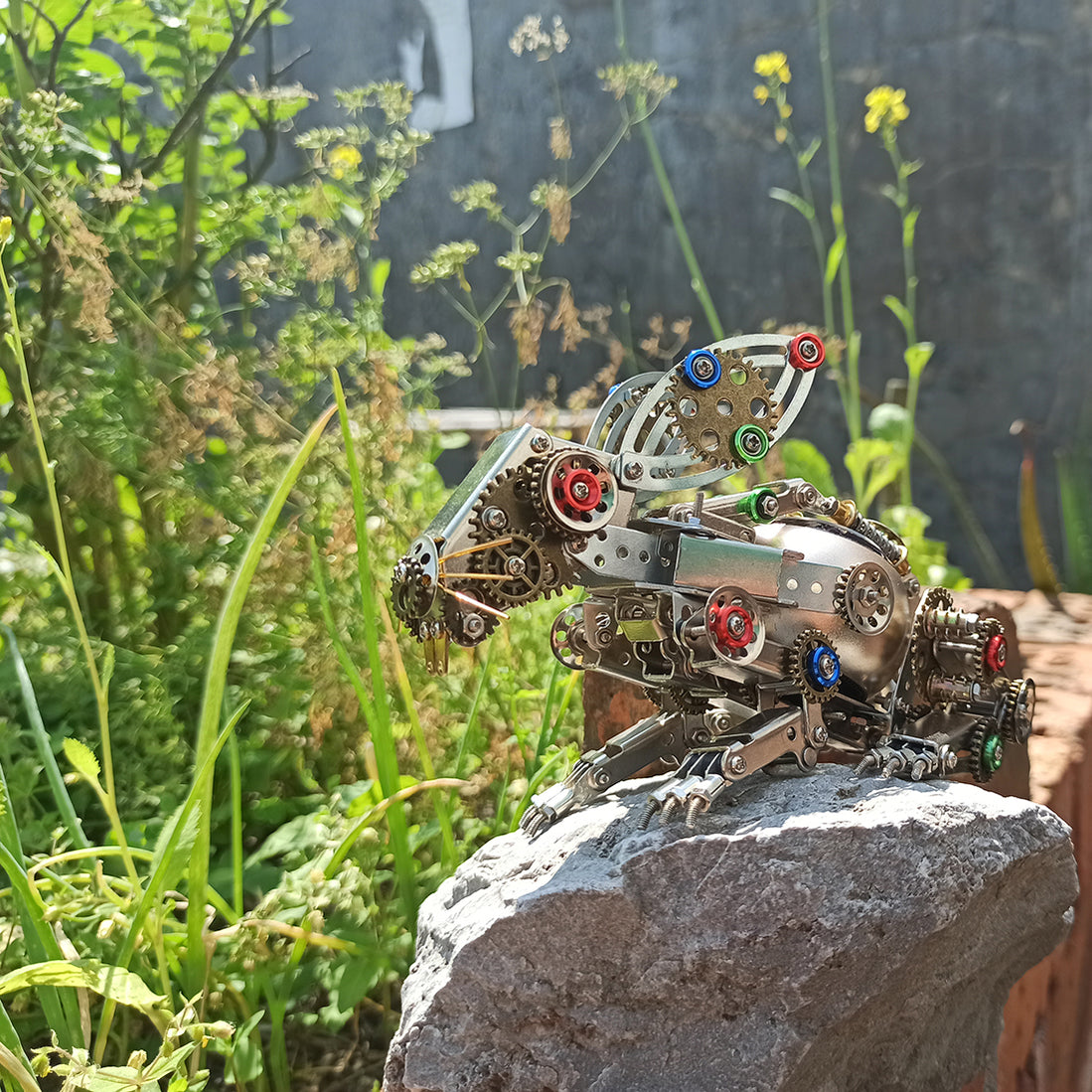 3D Metal Steampunk Puzzle Mechanical Easter Bunny Rabbit Model DIY Ass ...