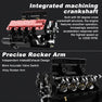 TOYAN V8 Engine FS-V800 28cc Engine Model Kit with Supercharger Access ...