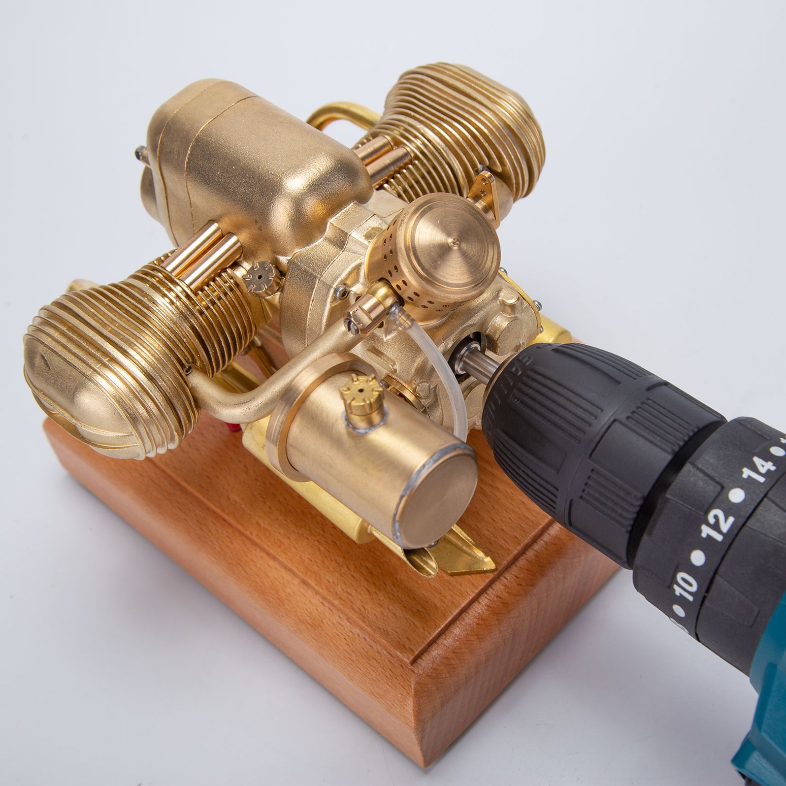 R69 3.2cc Mini Horizontal Opposed Twin Cylinder 4 Stroke Gasoline Engi ...