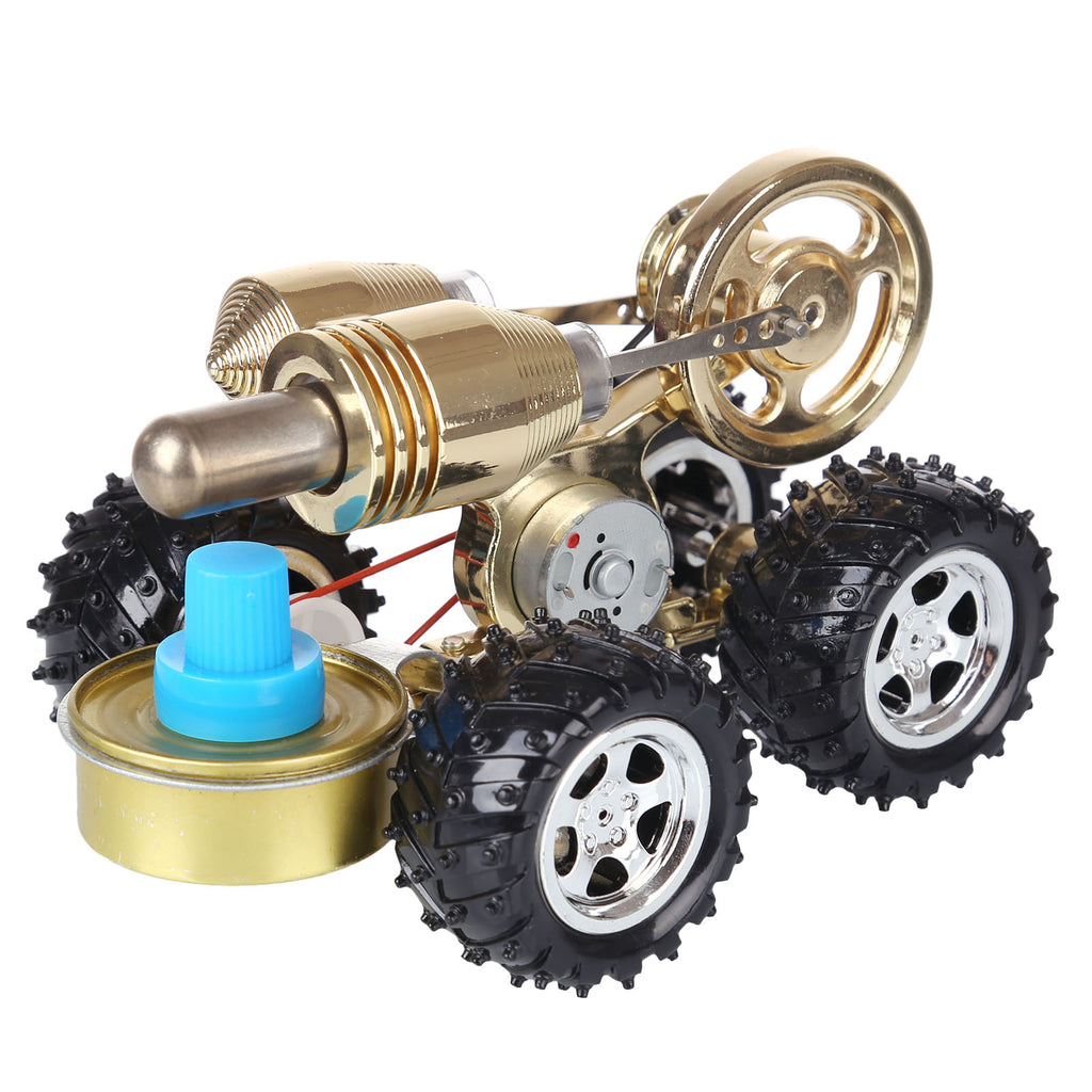 Stirling Engine Car Model - Educational Toy for Gift Collection - EngineDIY