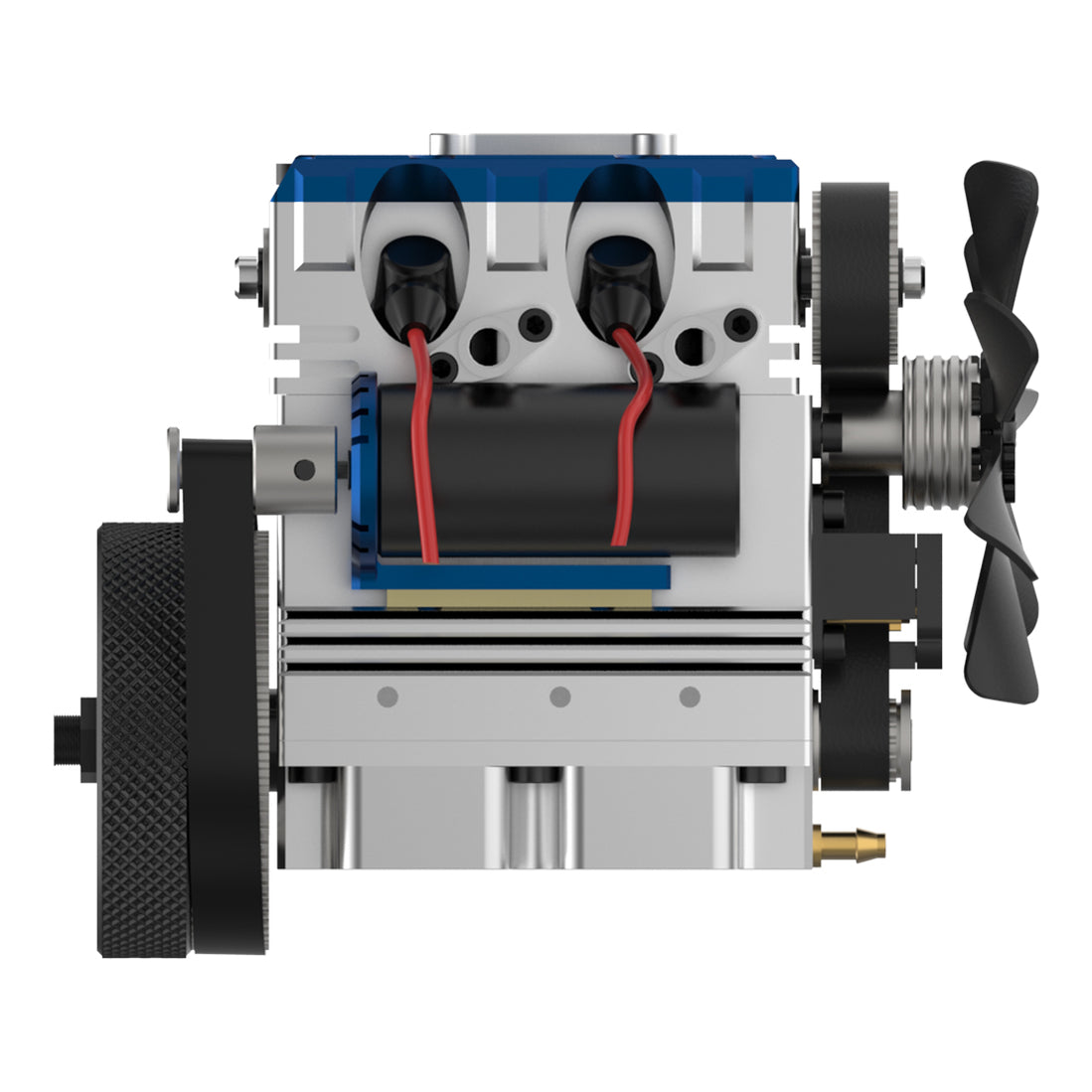 TOYAN FS-L200 2 Cylinder 4 Stroke Model Engine Kit - Build Your Own En ...