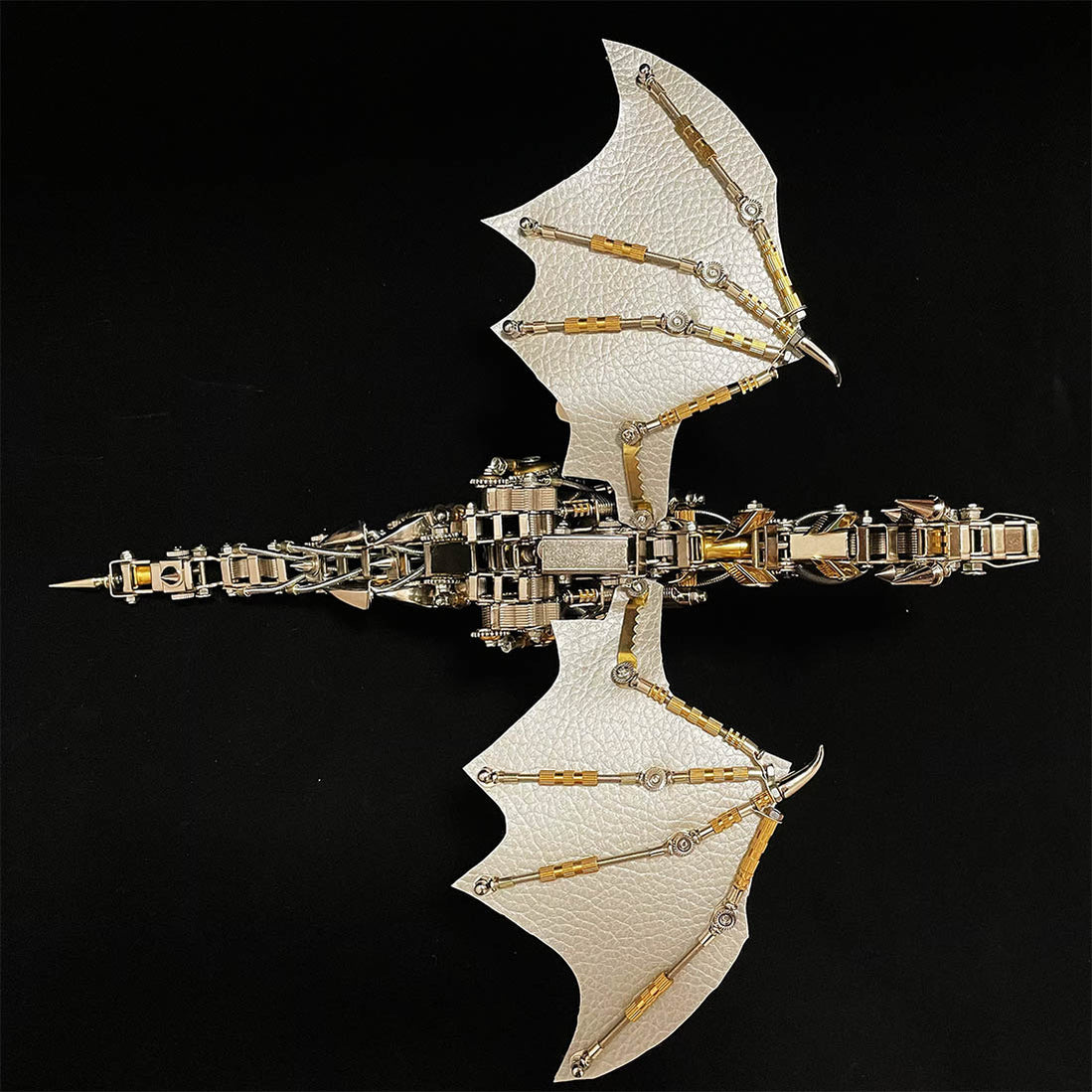 3D Metal Mechanical Steampunk Fly Dragon Crafts DIY Assembly Model Kit ...