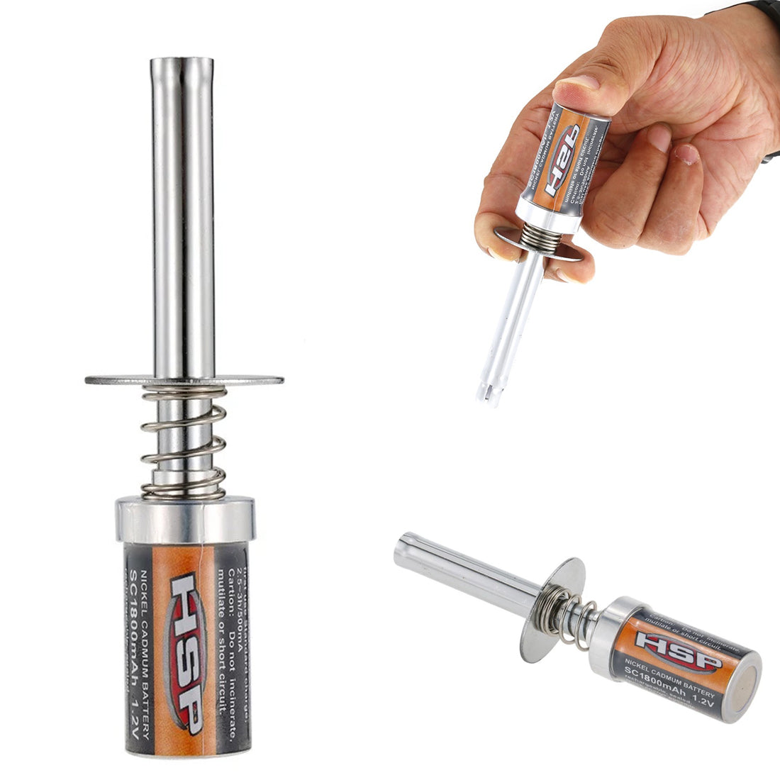 T10029 HSP Glow Plug Igniter Nitro Starter Kit for HSP RedCat 1/8 1/10 ...