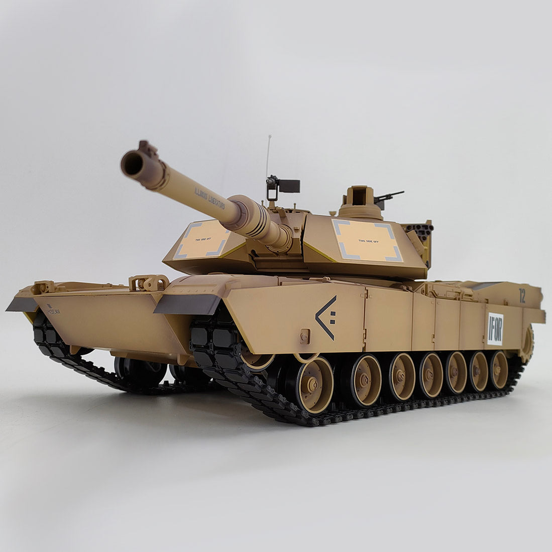 1/16 RC Tank 2.4G M1A2 RC Main Battle Tank Military Model (Upgraded Ve ...