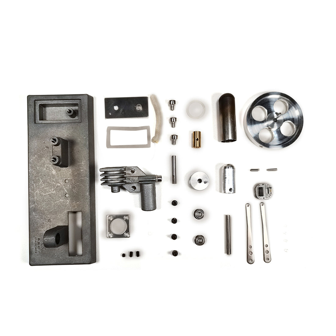 ENJOMOR Vintage γ-Type Stirling Engine Kit STEM Toy - EngineDIY