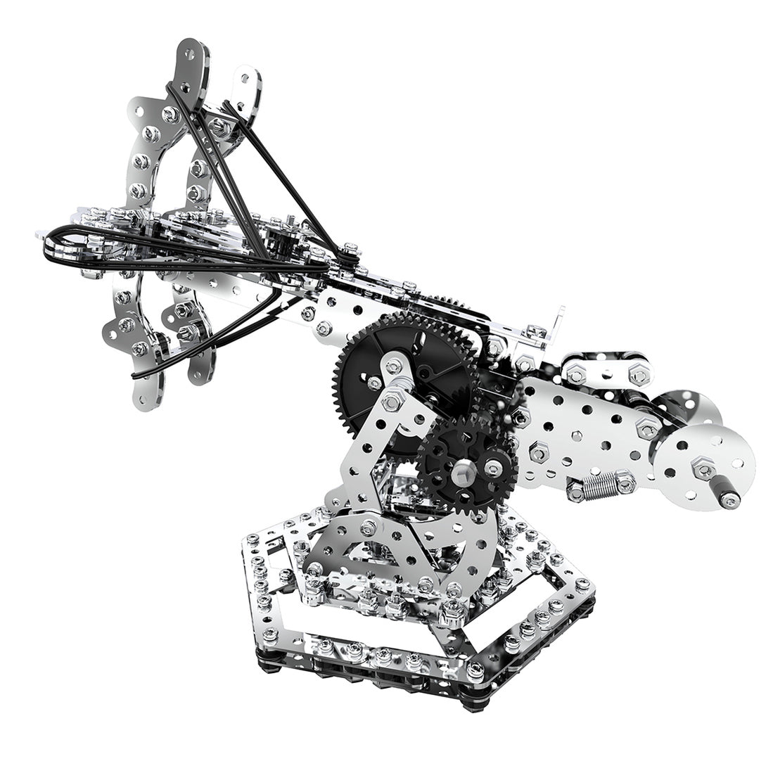 3D Metal Mechanical Puzzle Dragon Crossbow Model Assembly Kit for Kids ...