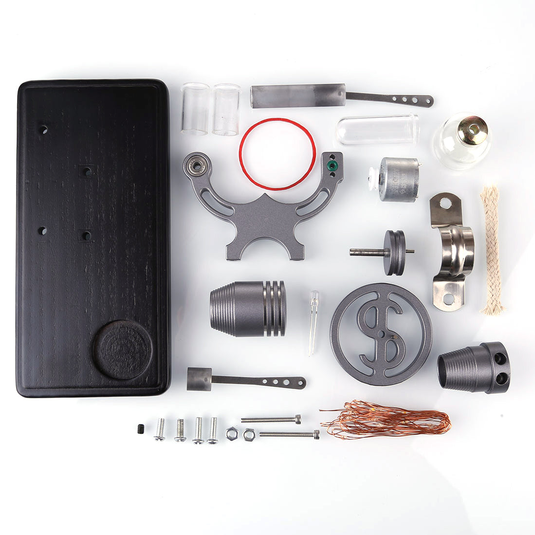 ENJOMOR Retro γ-shape Stirling Engine Kit STEM Toy - EngineDIY