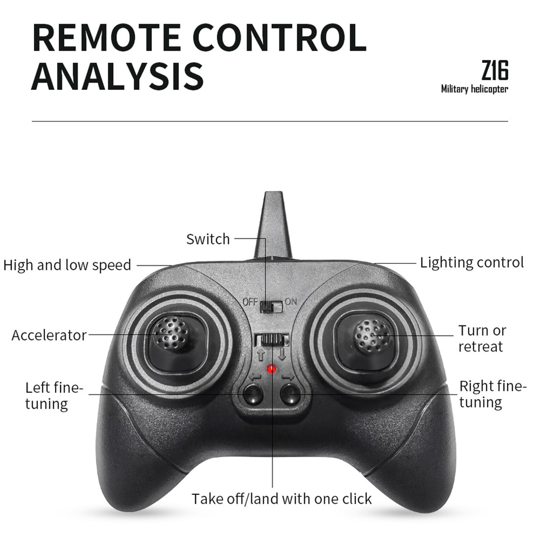 MD500 2.4G RC Airplane 4CH 6-axis Gyroscope Simulation Helicopter Mode ...