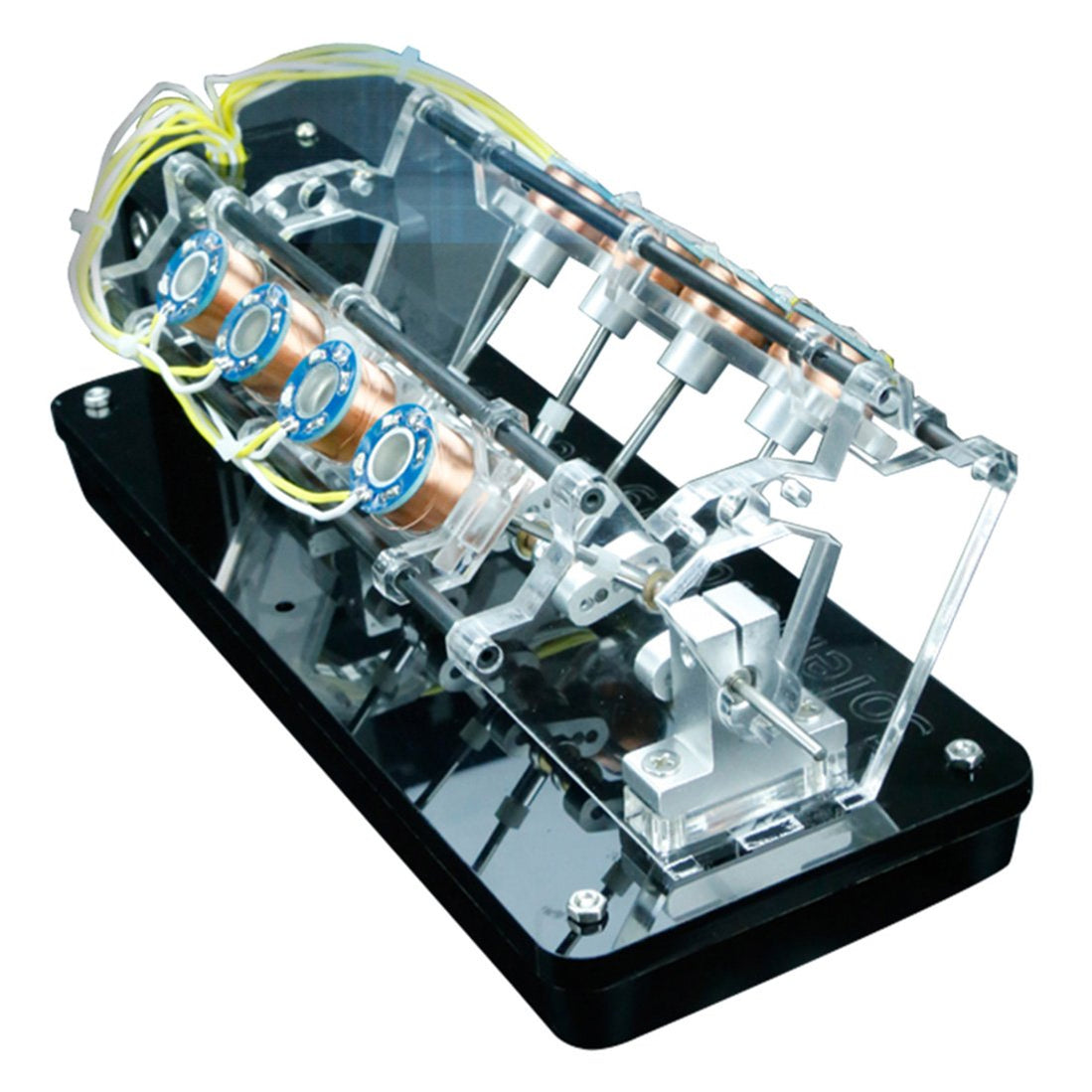 V8 Electromagnetic Engine 8 Coils Automobile Engine Model - Enginediy ...