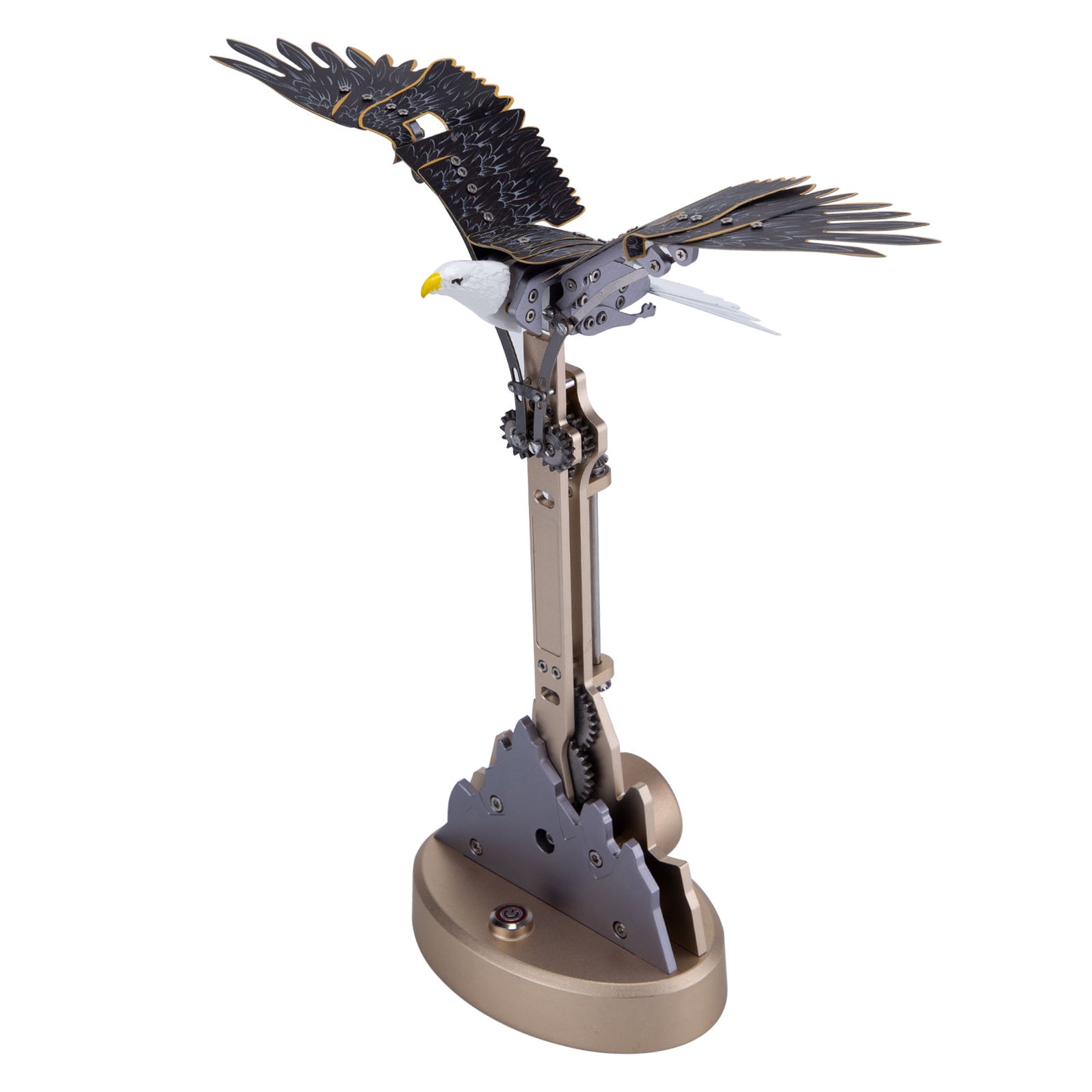 TECHING American Bald Eagle Model Kit with Flying and Flapping Wings ...
