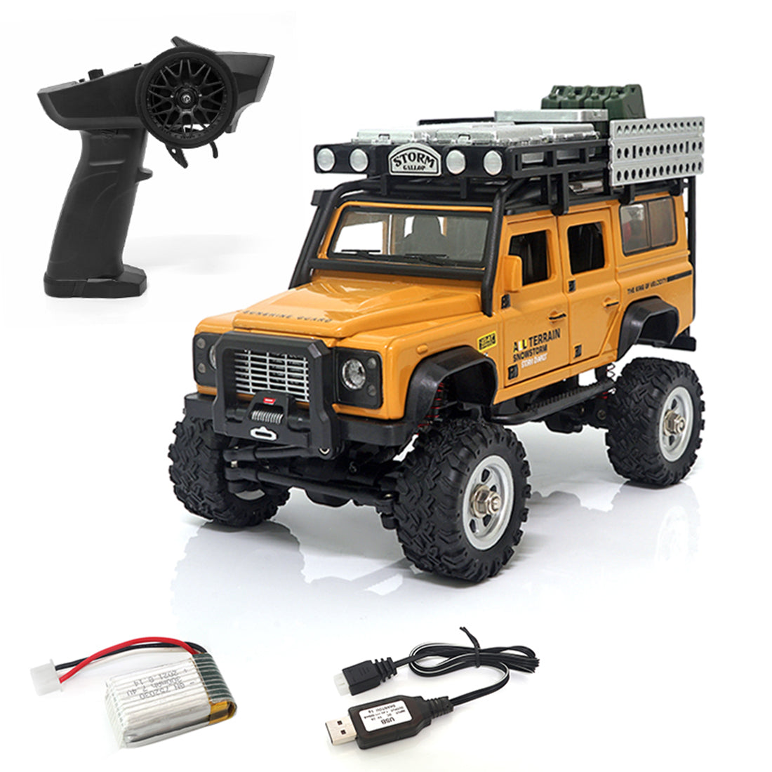 1/28 RC Climbing Car 2.4G 4WD RC Electric Car Mini Alloy Off-road Clim ...