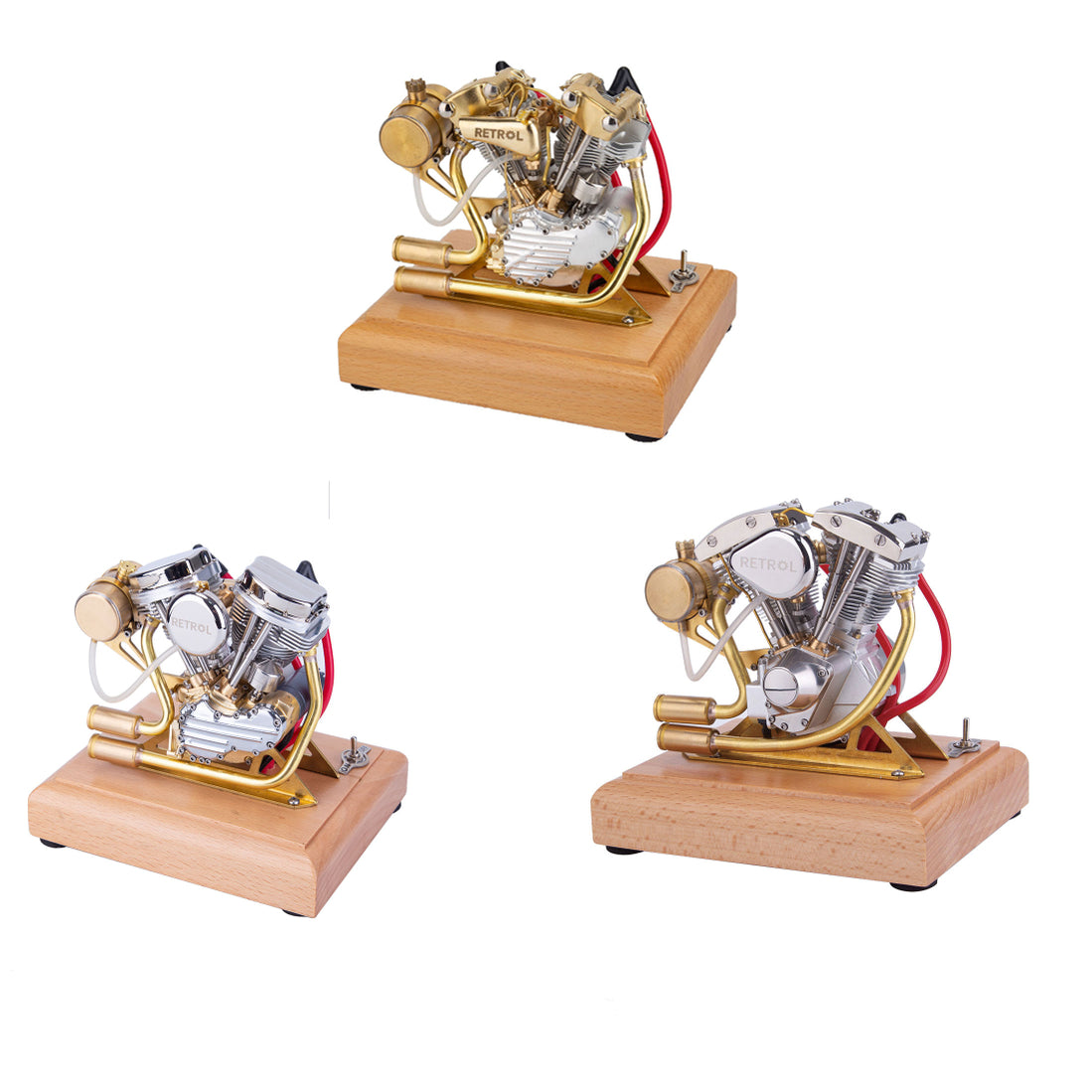 RETROL 4.2CC V-Twin Double-cylinder Four-stroke Gasoline Engine Intern ...