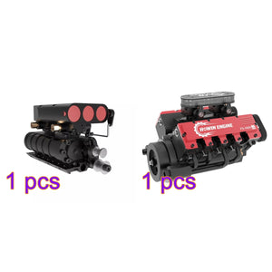 TOYAN V8 Engine FS-V800 28cc Engine Model Kit with Supercharger Access ...