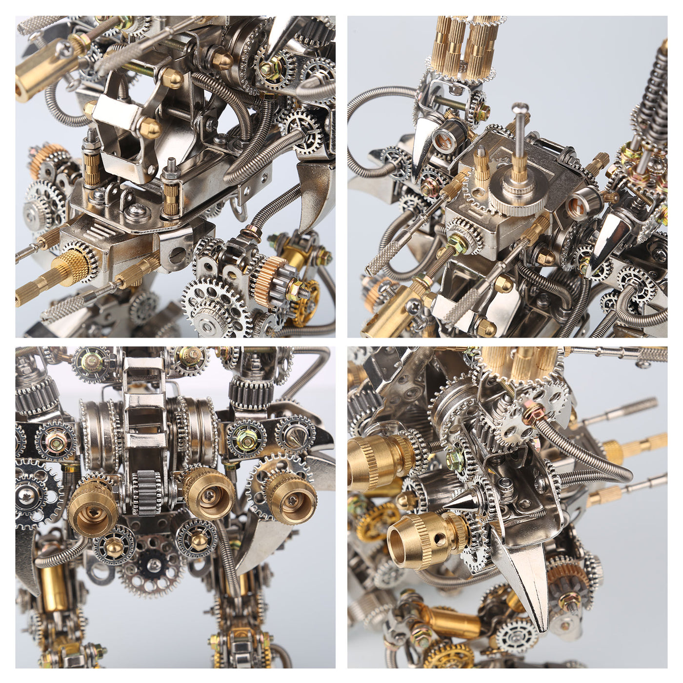 3D Metal Mechanical Puzzle Magnetic Mecha DIY Assembly Model Kit for K ...
