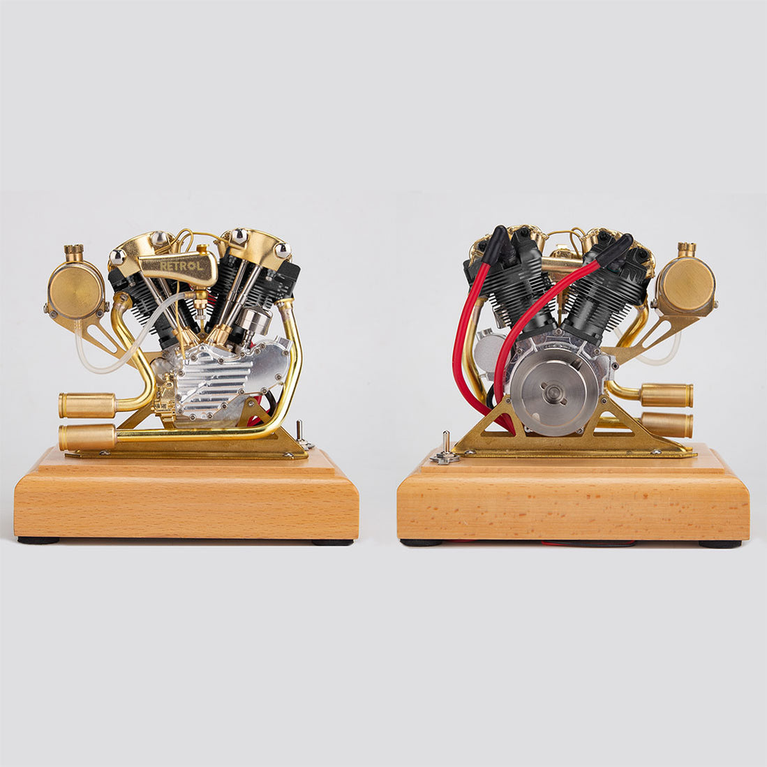 RETROL R29 4.2CC Mini V2 Engine OHV V-Twin Motorcycle Engine Double-cy ...