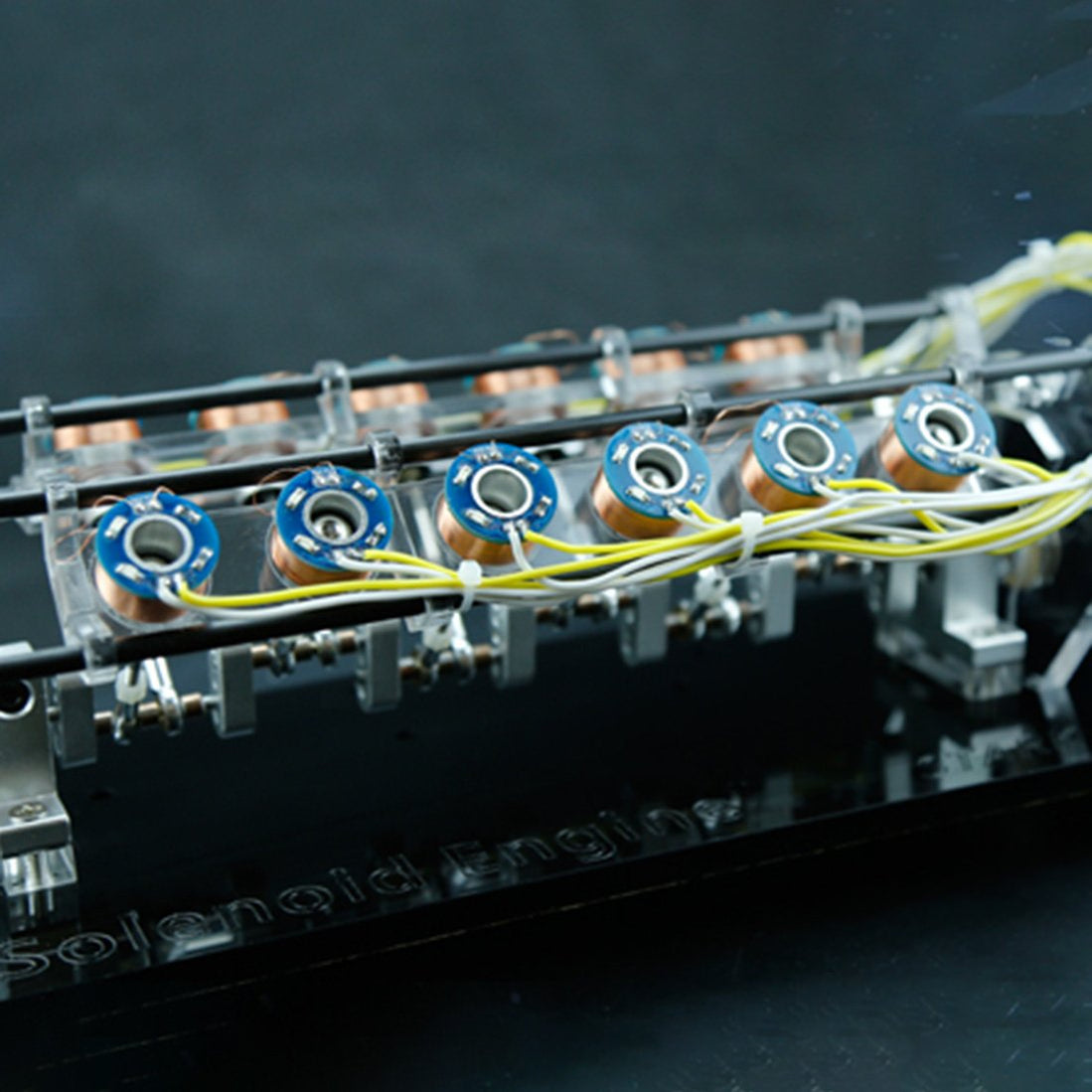 V8 Electromagnetic Engine 8 Coils Automobile Engine Model - Enginediy ...
