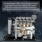 TECHING L4 Diesel Engine Model Works - Build Your Own Diesel Engine ...
