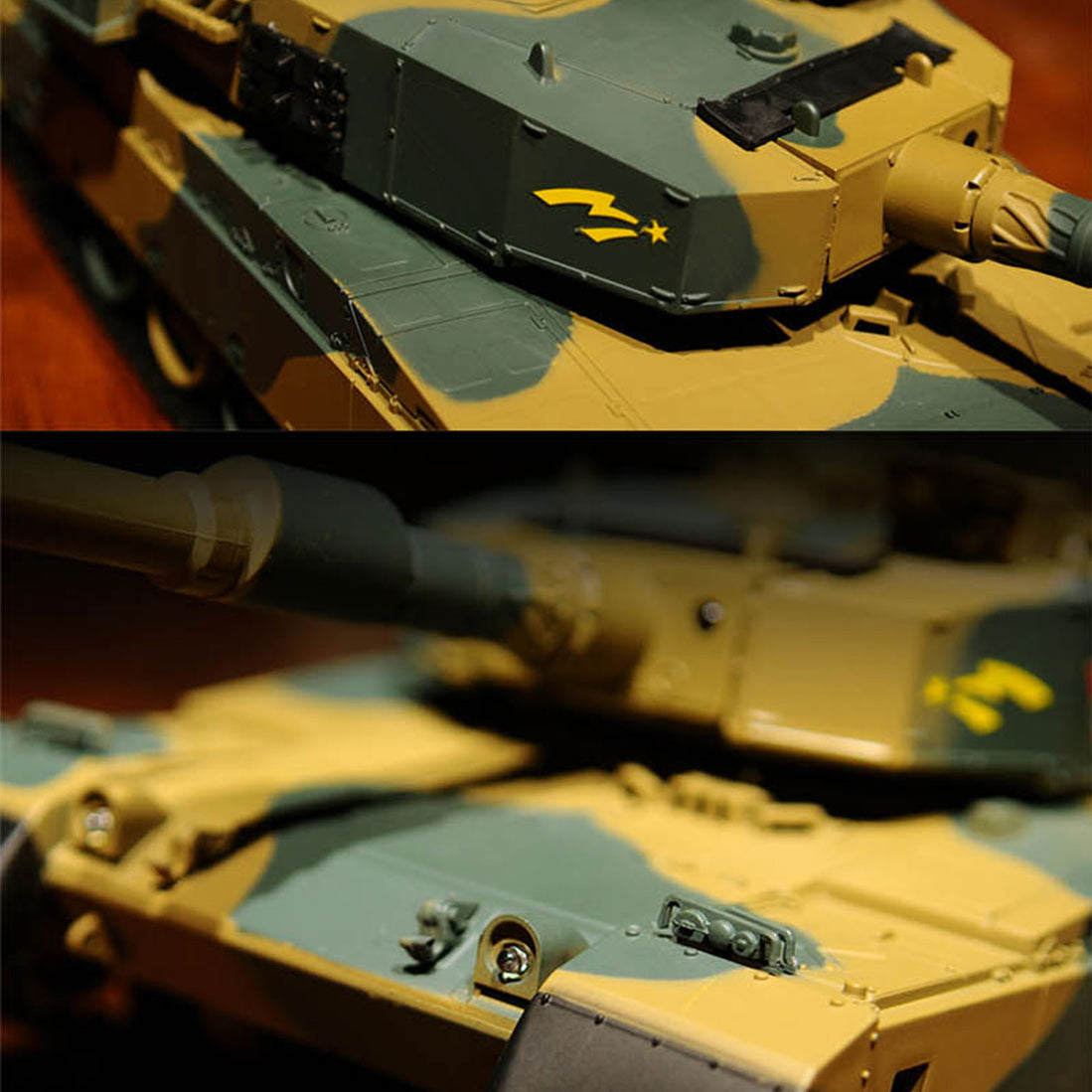 1/24 RC Tank German Leopard2 A5 Tank Model Military Vehicle Model Toys ...