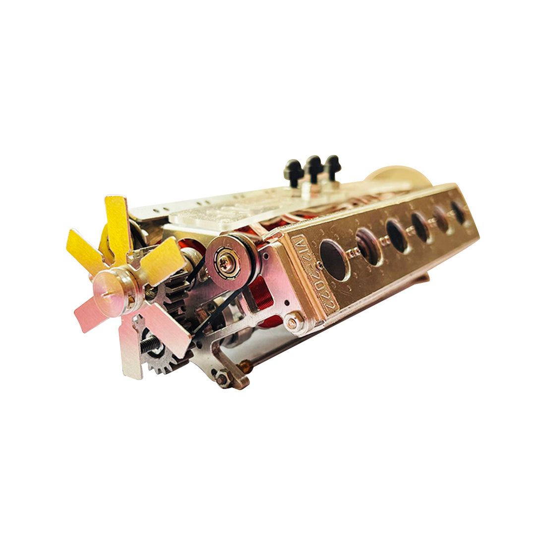 Metal V12 Brushless Electromagnetic Engine Model Technology Toys for 1 ...