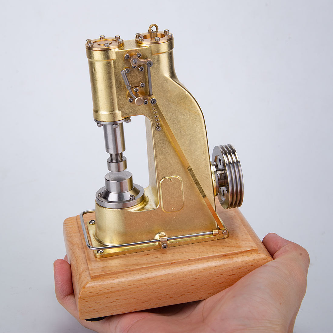 Mini Brass Piston Power Hammer Model Industrial Forging Machine - EngineDIY
