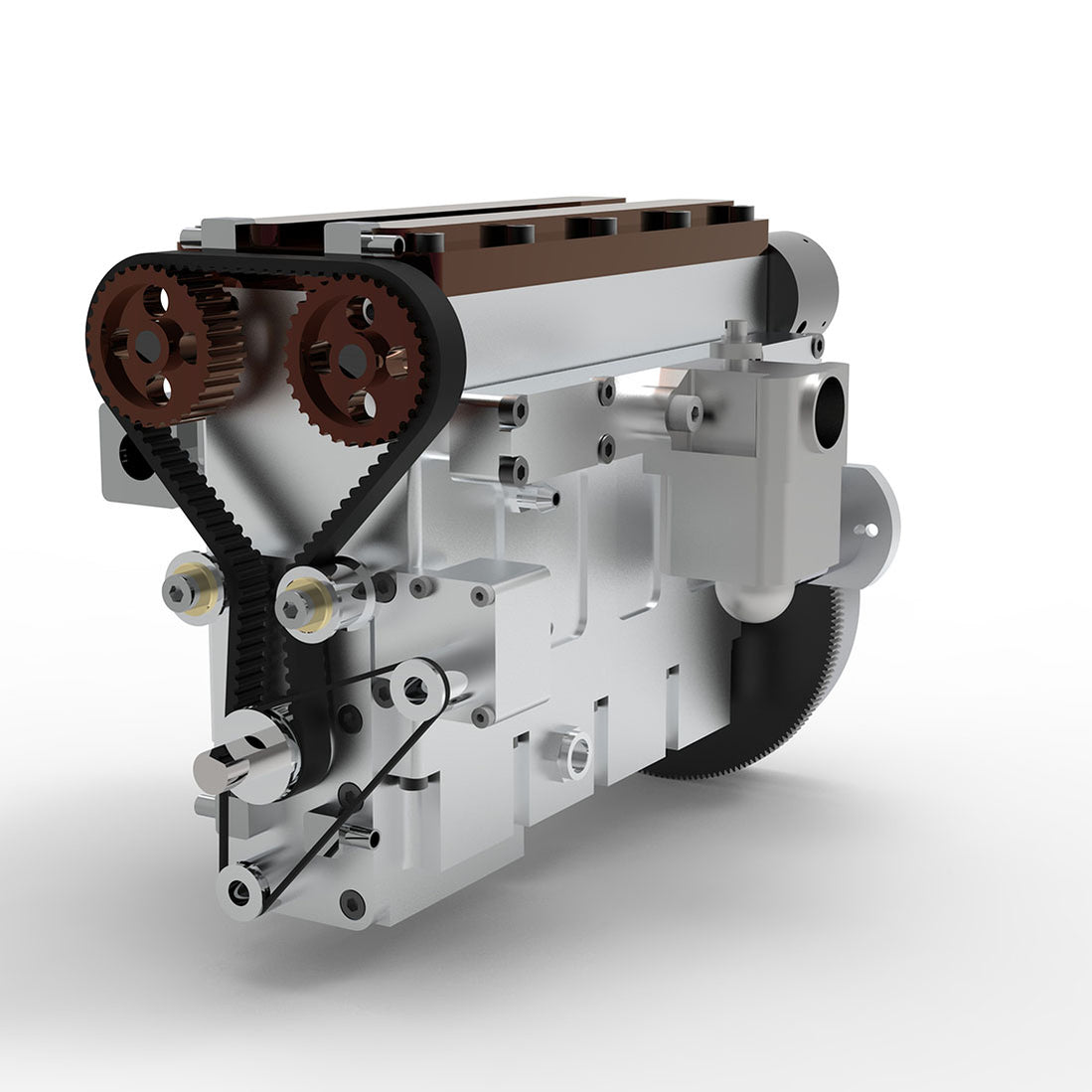 Enjomor 36cc DOHC Engine Double Overhead Camshaft Engine 4-cylinder 8 ...