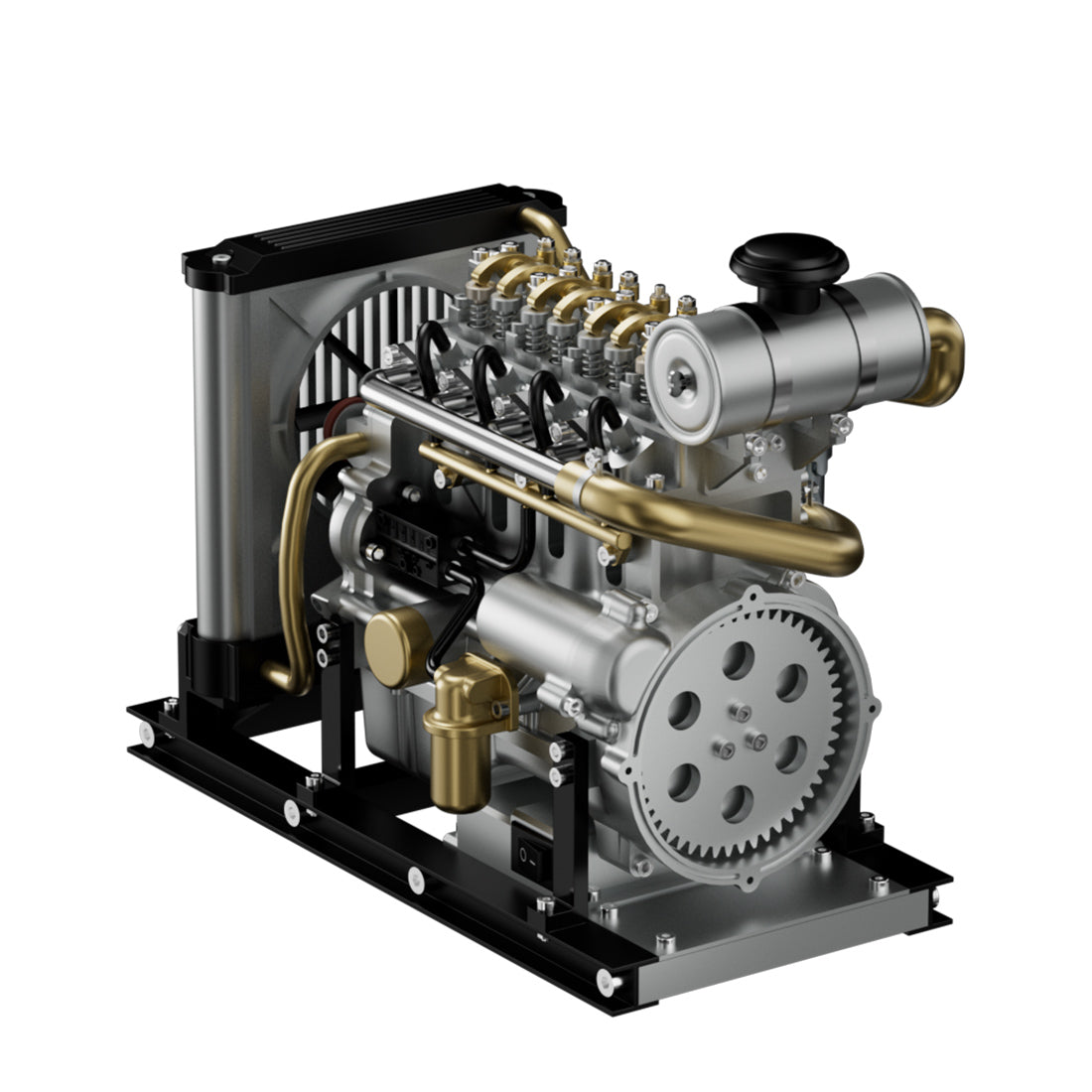TECHING L4 Diesel Engine Model Works - Build Your Own Diesel Engine ...